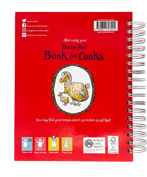 The Dodo Pad Book for Cooks | Organisers & Planners – The Dodo Pad Ltd